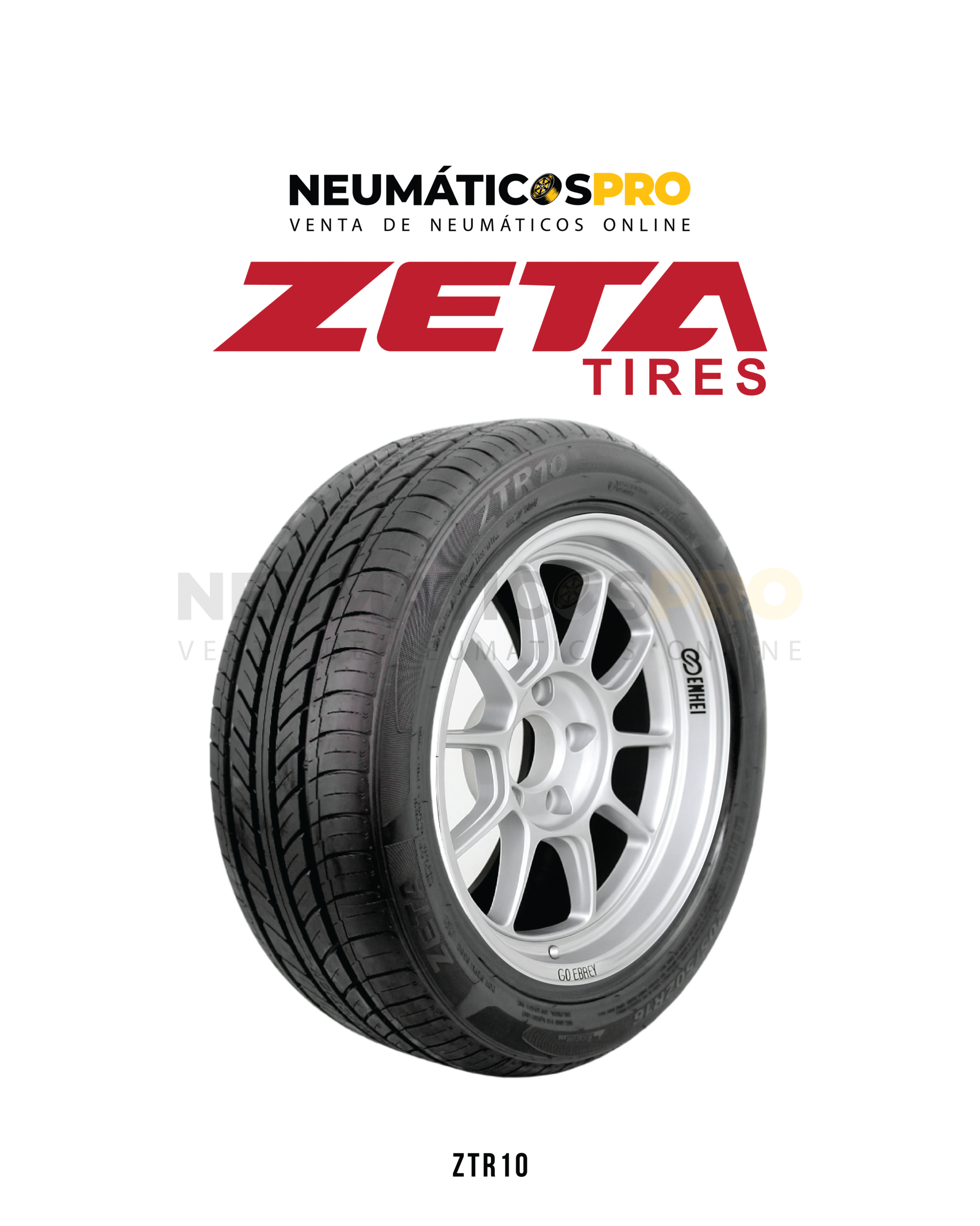 PACK 4 UNIDADES NEUMATICOS 225/45ZR17 ZETA MODEL ZTR10 XL - NeumaticosPro